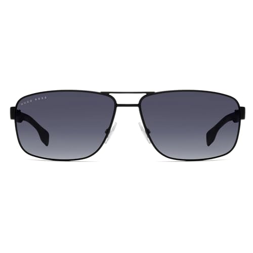 BOSS by Hugo Boss Men's BOSS 1035/S Pilot Sunglasses, Matte Black, 64mm, 15mm