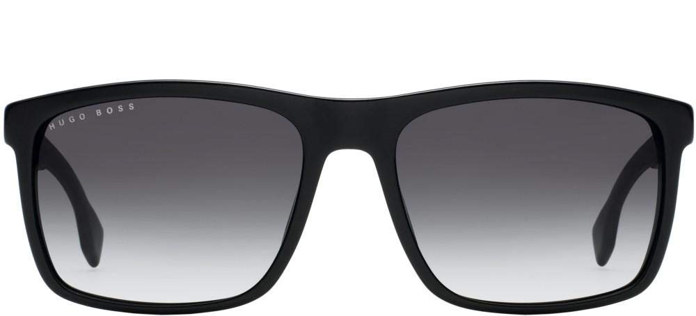 BOSS by Hugo Boss Men's BOSS 1036/S Rectangular Sunglasses, Black, 58mm, 18mm