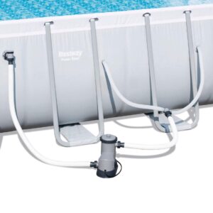 Bestway 18ft x 108in Above Ground Pool Set w/Ladder, Pump & Cartridges (2 Pack)