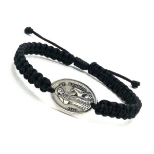 Adjustable St Francis Bracelet, Saint Francis of Assisi Medal, Pets Dog Owner Gift