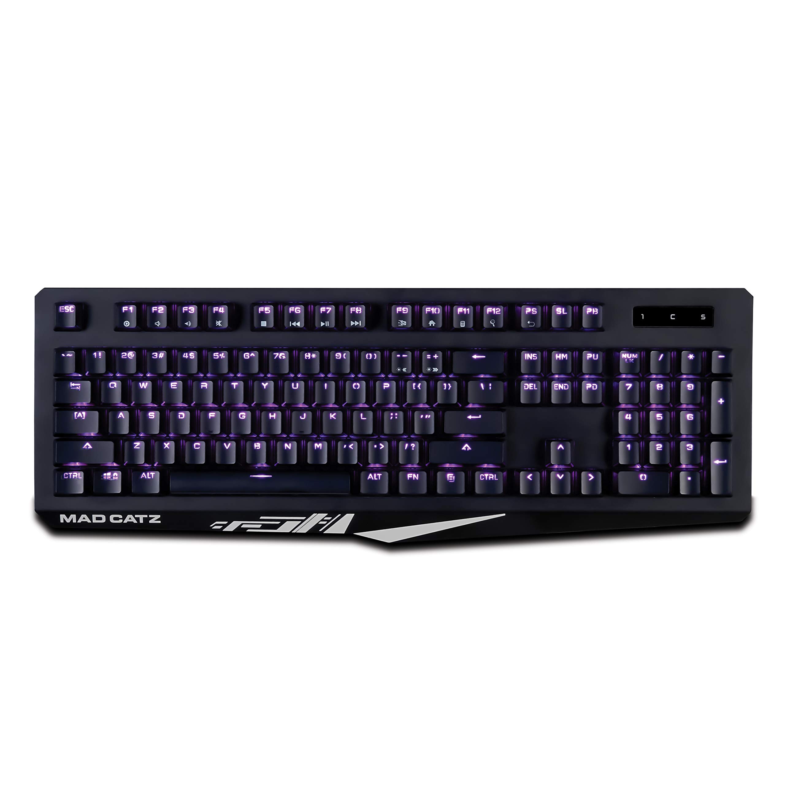 Mad Catz The Authentic S.T.R.I.K.E. 4 Mechanical Gaming Keyboard - Black