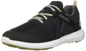 footjoy men's fj flex previous season style golf shoes black 7.5 xw us