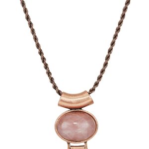 Alex and Ani Women's Rose Quartz 22 inch Adjustable Necklace, Rafaelian Antique Rose