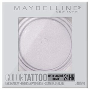 maybelline new york color tattooup to 24hr longwear waterproof fade resistant crease resistant blendable cream eyeshadow pots makeup, chill girl, 0.14 oz.