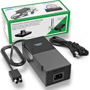 power brick compatible with xbox one power supply brick for xbox one, ksw kingdo power supply for microsoft xbox one [sole newest quietest version]