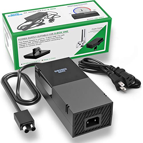 Power Brick Compatible with Xbox One Power Supply Brick for Xbox One, KSW KINGDO Power Supply for Microsoft Xbox one [Sole Newest Quietest Version]