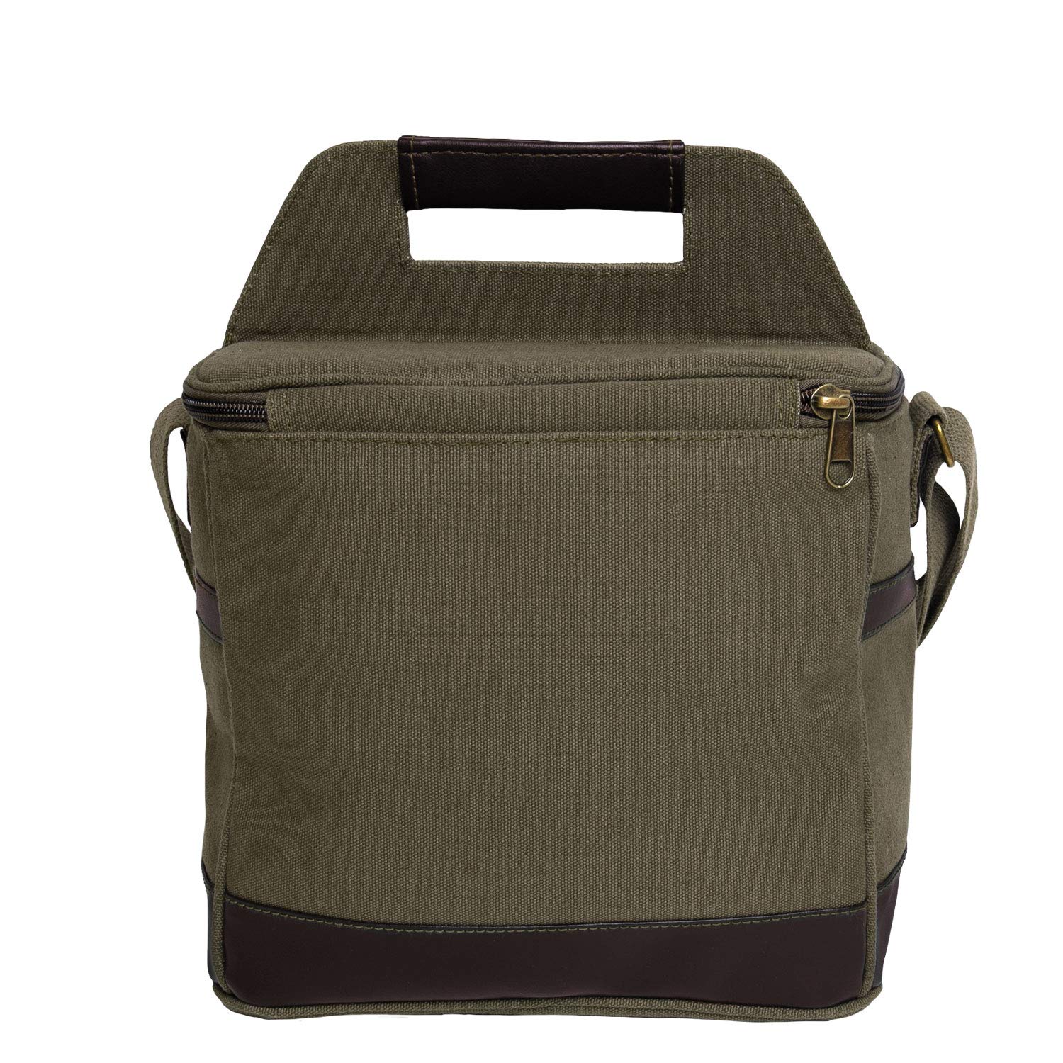 Rothco Canvas Insulated Cooler Bag - Keep Drinks Cold On The Go - Olive Drab