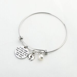 Gzrlyf New Mommy Bracelet New Mom Jewelry Pregnancy Gifts Mommy to Be Gifts A Tiny Angel Sent from Above has Come to Fill Your Heart with Love (Bracelet)