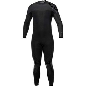 bare 5mm revel men's full wetsuit | combines comfort and flexibility | made from a blend of neoprene and laminate | designed for all watersports including scuba diving and snorkeling | grey mls