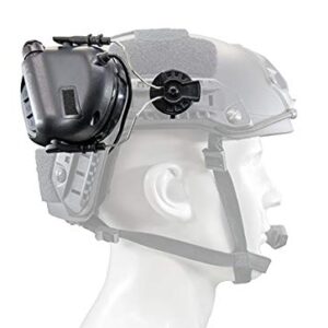 Universal Communication Headset Adapters for ARC Rail Equipped Helmets (Howard Leight/Walker Razor/Caldwell)