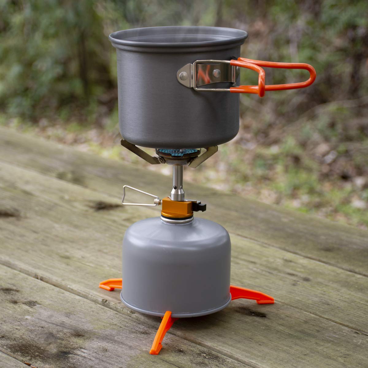 UST Trekker Stove with Collapsible Design, Strong Construction and Carry Bag for Camping, Hiking, Backpacking, One Size