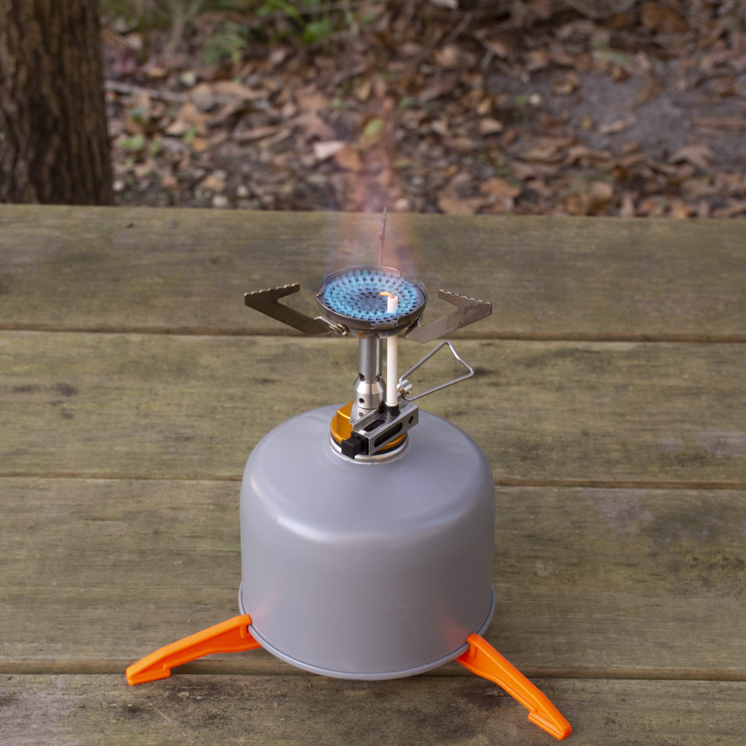 UST Trekker Stove with Collapsible Design, Strong Construction and Carry Bag for Camping, Hiking, Backpacking, One Size