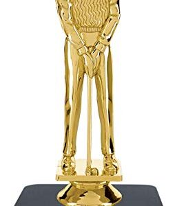 Crown Awards Golf Trophies with Custom Engraving, 6" Personalized Male Golf Putter Trophy On Black Base 1 Pack