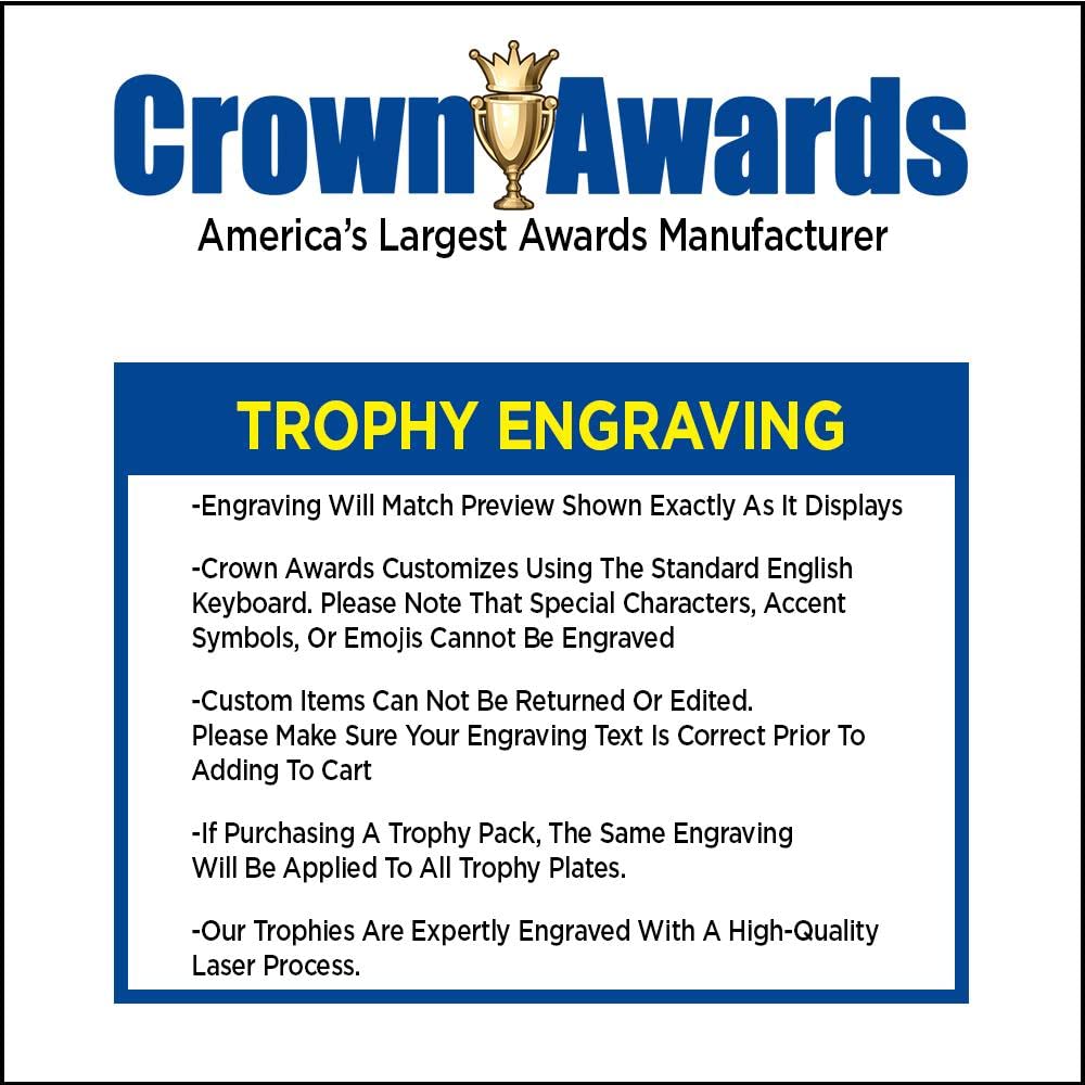 Crown Awards Golf Trophies with Custom Engraving, 6" Personalized Male Golf Putter Trophy On Black Base 1 Pack