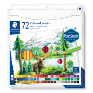 staedtler colored pencils, premium art set, 72 assorted colors, 146c c72