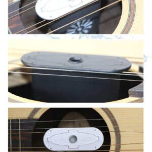 XtremeAmazing Pack of 2 Black Acoustic Guitar Humidifier Sound Holes Humidifier for Moisture Reservoir Prevent Cracking