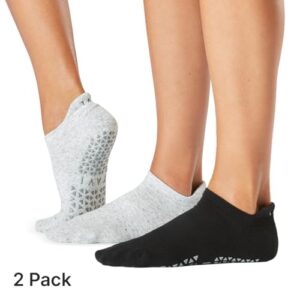 TAVI Women’s Savvy Grip Socks, Multi-Pack - Pilates Socks with Grips for Women, Slipper Socks for Pilates, Yoga, and Ballet