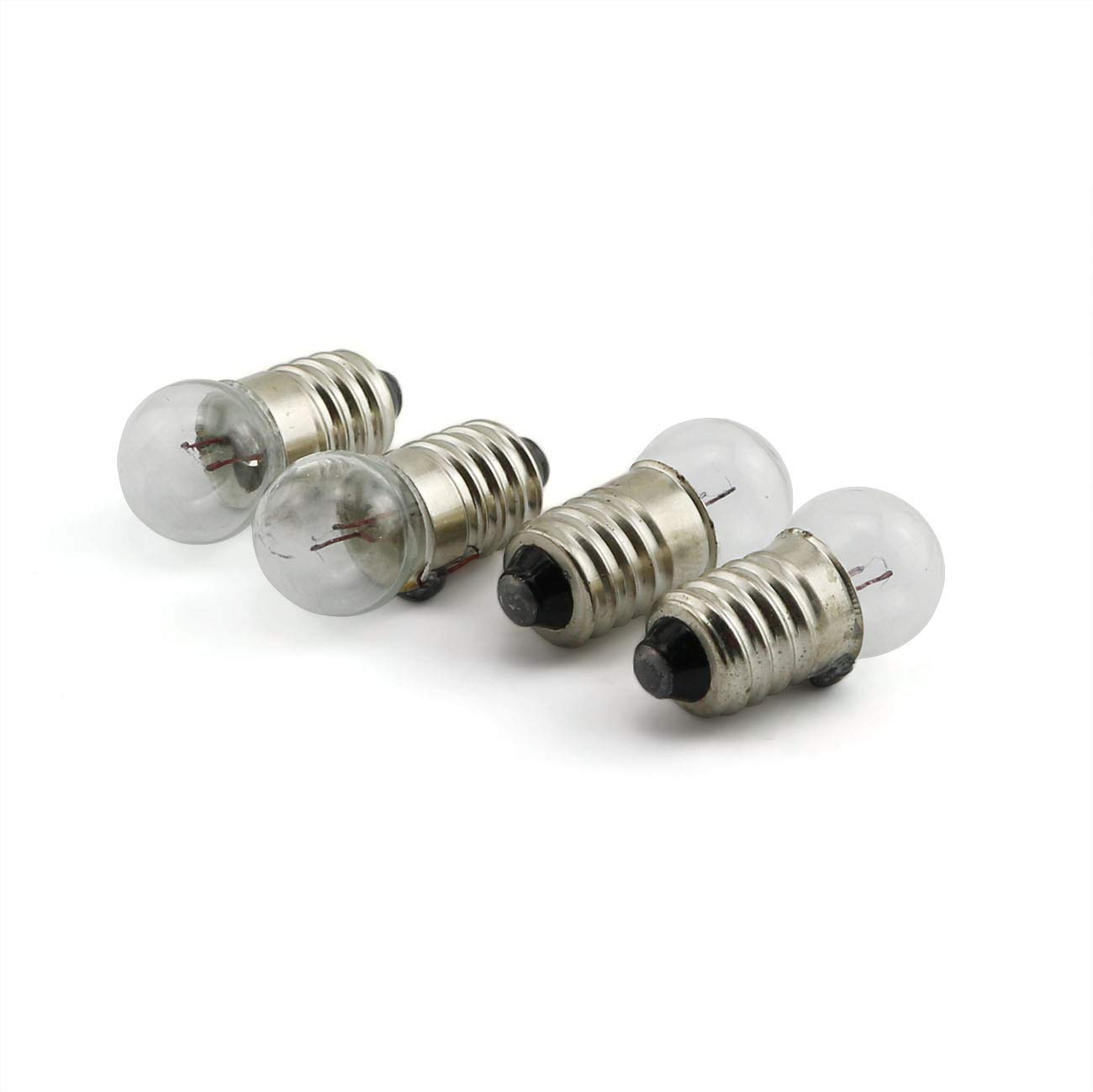 25PCS E10 Miniature Screw Base Light Bulbs, 1.5V / 0.3A