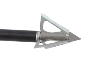 g5 striker v2 fixed 3-blade broadhead - archery hunting steel ferrule 100 grain 1.25" cutting diameter broadhead - standard version