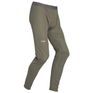 sitka men's standard core lightweight hunting base layer bottom, pyrite, m