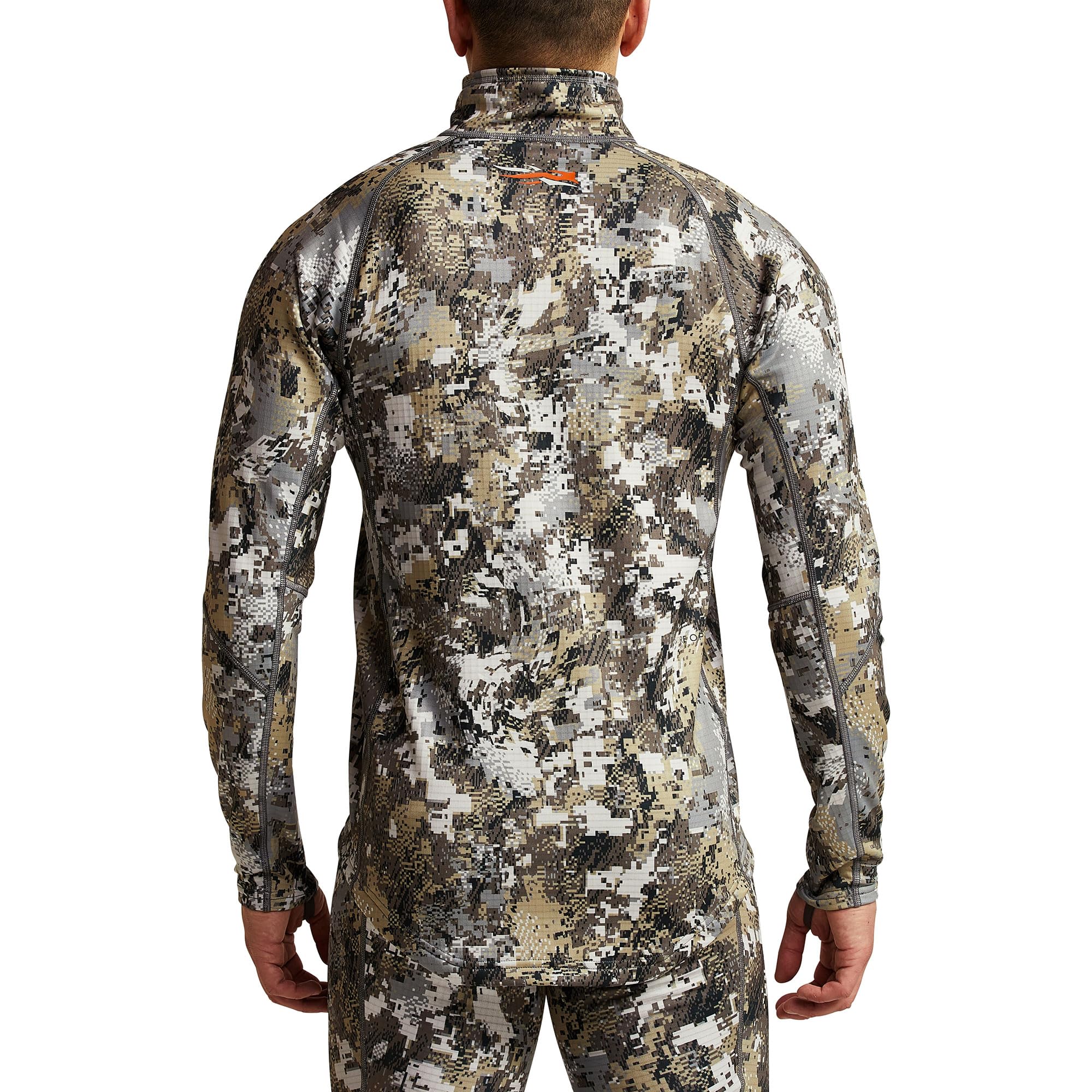 Sitka Men's Heavyweight Zip-T Hunting Standard Fit Shirt, Optifade Elevated II, X-Large