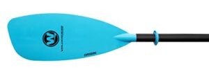 wilderness systems origin recreation/touring kayak paddle |fiberglass/nylon blade | carbon blend shaft (220-240cm), black