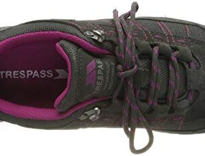 Trespass Rise Hiking Women's Scree Low Cut Walking Boot, Black Castle CSL, 9