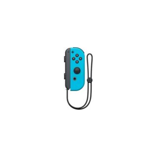 genuine nintendo switch joy con wireless controller neon blue (right)