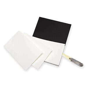 Moleskine Art Watercolor Block, Hard Cover, Large (5" x 8.25") Plain/Blank, Black, 20 Pages, 8053853603234