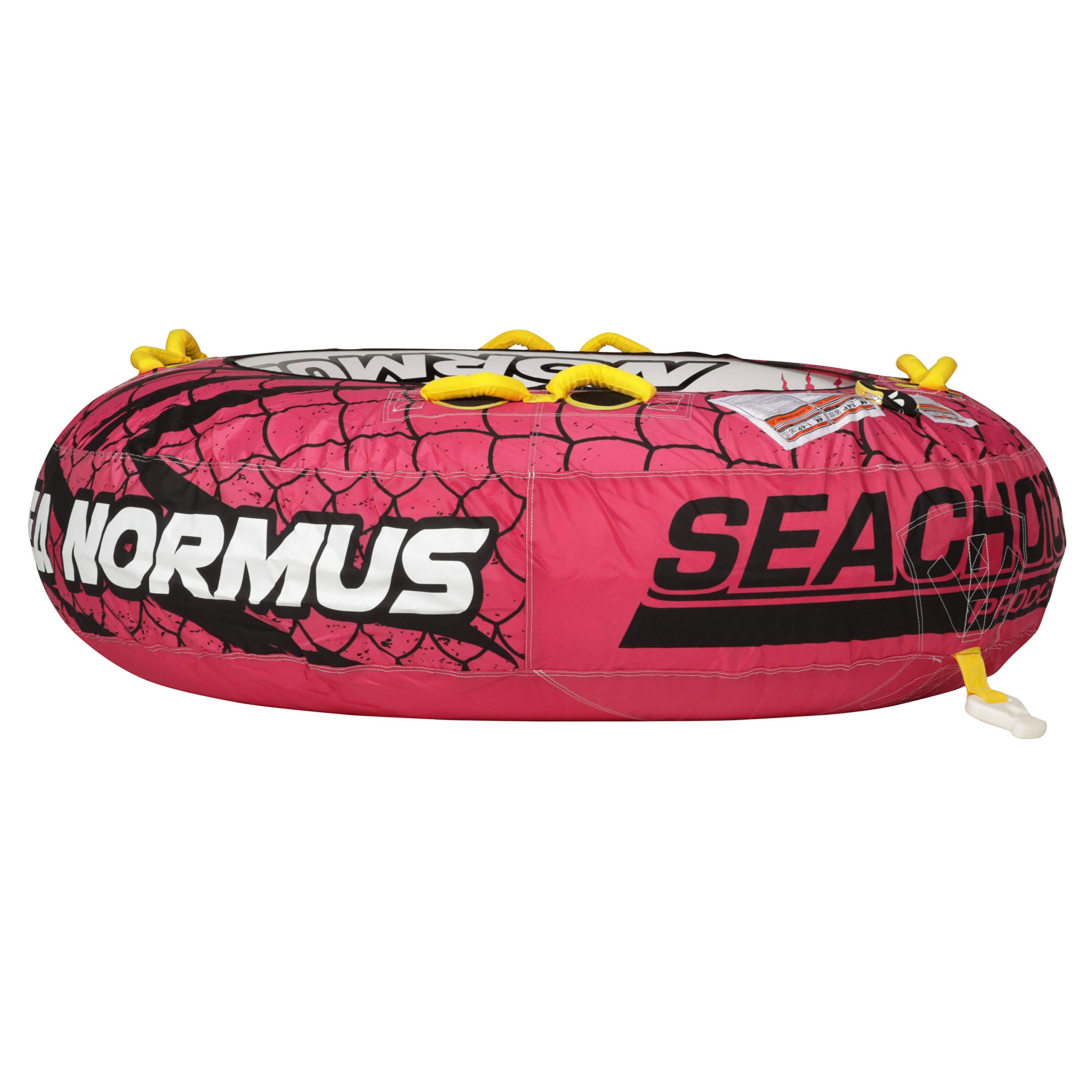 Seachoice Sea-Normus Towable Tube, Open Top Boat Tube w/Air-Cushioned Floor, 4 Person, 69 in. X 69 in.