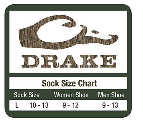 Drake Unisex-Adult Gift Box Merino Wool Heavyweight Crew Boot Socks 3 Pair Pack, Assorted, Large