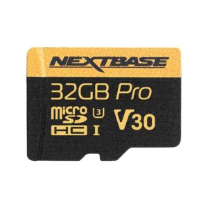 nextbase 32gb u3 micro sd memory card - with adapter - compatible with nextbase in-car dash cams series 1 and 2