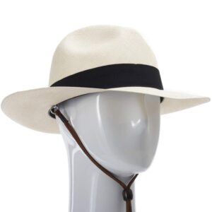 Paul Lashton AUSTRALIAN 100% Leather Hat Chin Strap for Men and Women Removable Hat Chin Cord for Cowboy and Sun Hats BROWN