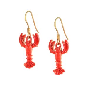 chelseachicnyc whimsical charm dangle earrings maine lobster