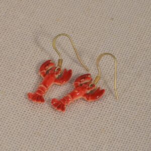 chelseachicNYC Whimsical Charm Dangle Earrings Maine Lobster