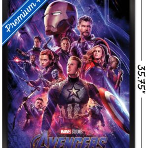 Trends International Marvel Cinematic Universe - Avengers - Endgame - One Sheet Wall Poster, 22.375" x 34", Black Framed Version