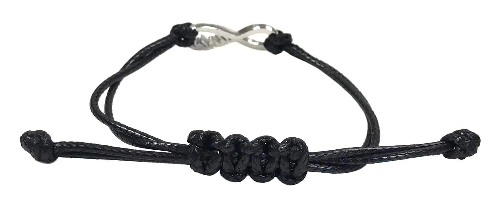 Harley-Davidson Women's Harley Infinity Wax Adjustable Cord Bracelet HDB0423