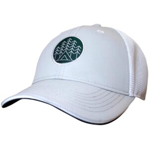 Headsweats Standard Trucker Hat 6-Panel (Tenting It), White, One Size