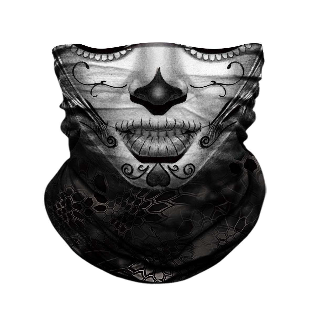 TERNNK Seamless Neck Gaiter Shield Scarf Bandana Face Mask Seamless UV Protection for Motorcycle Cycling Riding Running Headbands