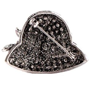 Comelyjewel Rhinestone Brooch Pins for Women Hat Jewelry Brooch Pins Durable and Useful