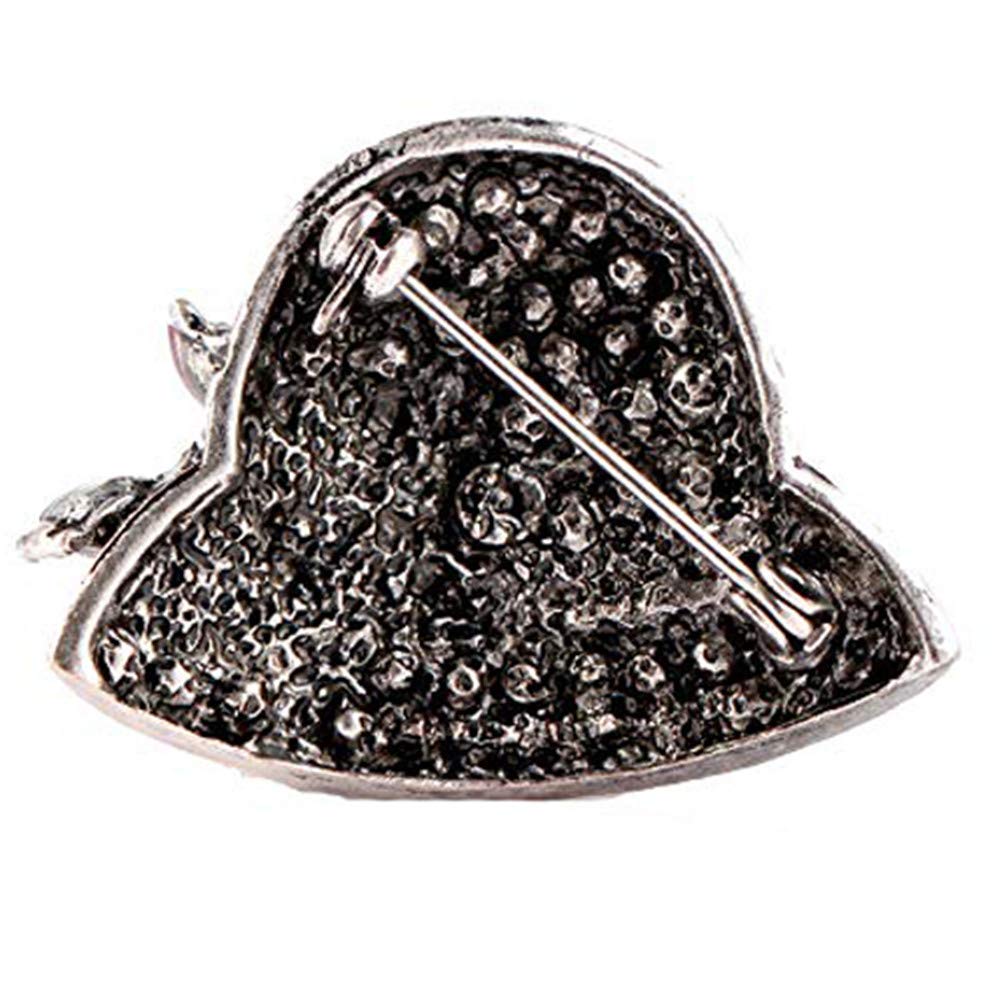 Comelyjewel Rhinestone Brooch Pins for Women Hat Jewelry Brooch Pins Durable and Useful