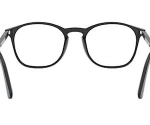 Persol PO3007VM Square Prescription Eyewear Frames, Black/Demo Lens, 50 mm