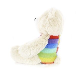 Plushland Rainbow Plush Teddy Bear – Sophie- Plush Bear for Kids- Multicolor-12 inches