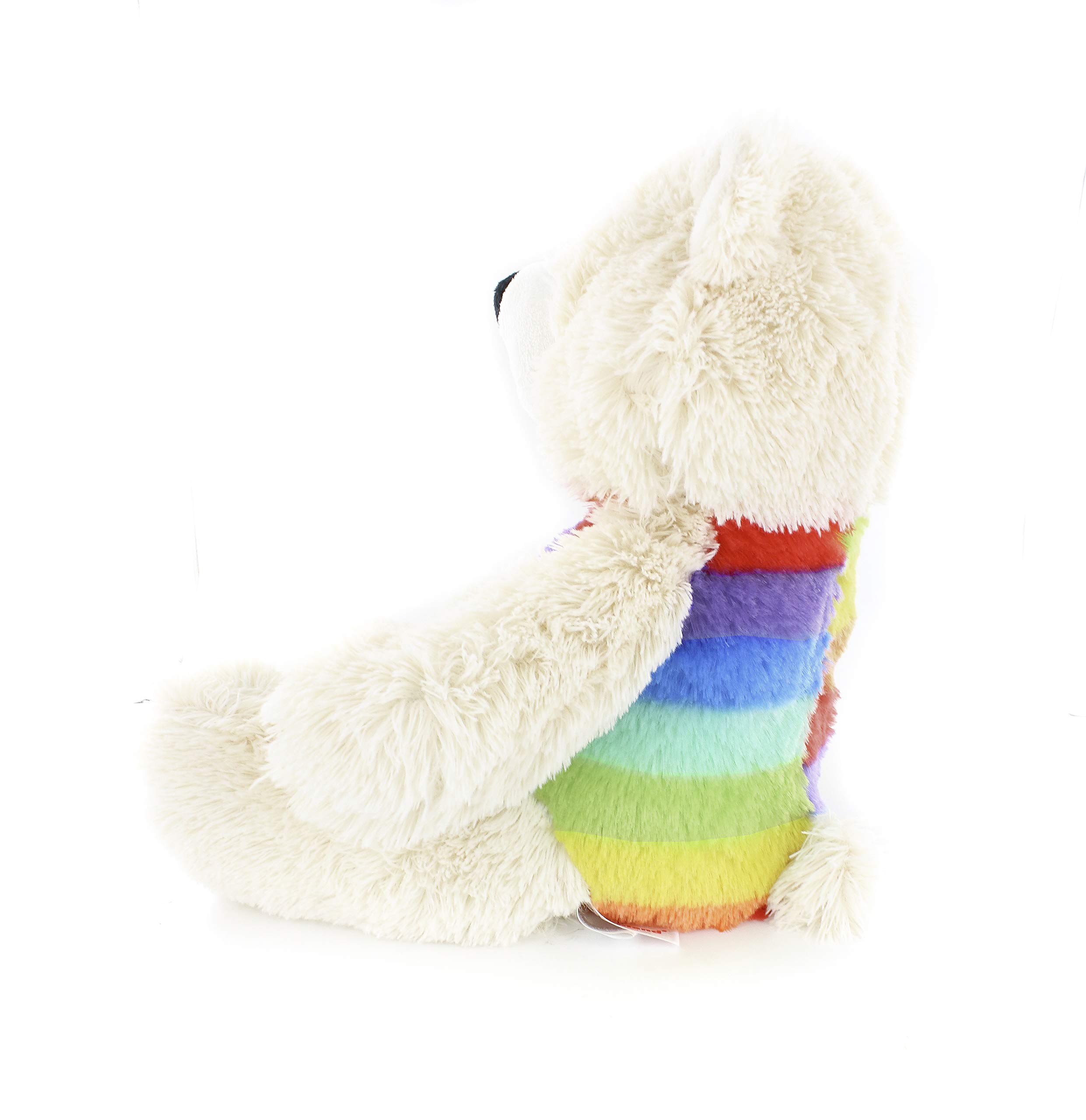 Plushland Rainbow Plush Teddy Bear – Sophie- Plush Bear for Kids- Multicolor-12 inches