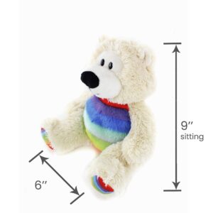 Plushland Rainbow Plush Teddy Bear – Sophie- Plush Bear for Kids- Multicolor-12 inches