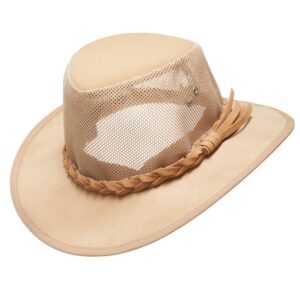 anycosy mesh sun hat for men golf soaker hats summer beach safari wide brim fishing cap outdoor£¨natural£¬large£©