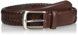 pga tour mens pga tour stretch men's braid belt, brown, large us