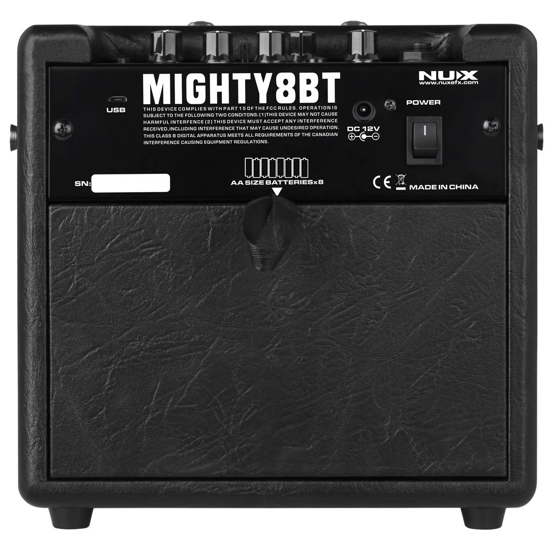 NUX Mighty 8BT Portable Electric Guitar Amplifier with Bluetooth