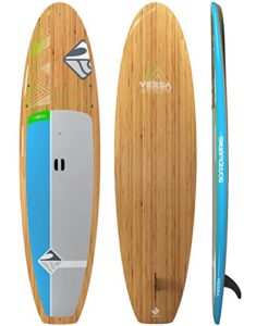 boardworks versa | recreational stand up paddleboard | bombshell epoxy hardboard | 10' 6", bamboo/blue (4440529519)