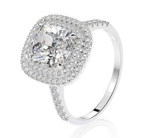 aimys fashion ring cushion cut 4ct 5a zircon stone 925 silver engagement wedding band ring for women (9)